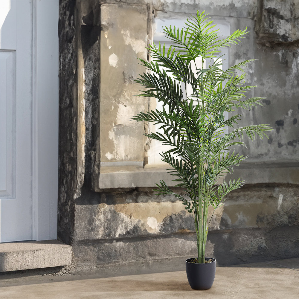 Ebern Designs Ronessa 160cm Lifelike Plant: No Care & Year-Round ...