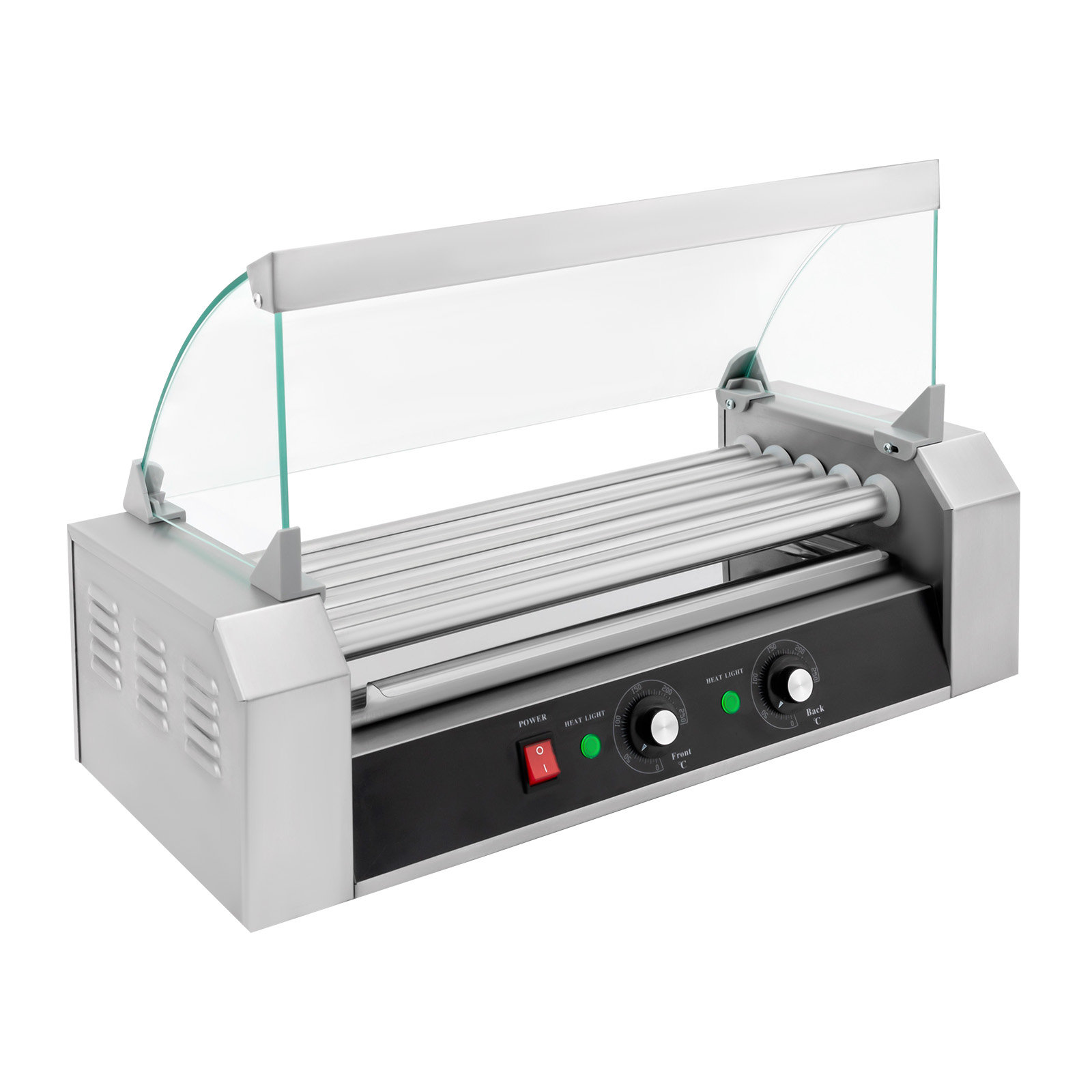 JOYDING Hot Dog Cook Warmer Machine 5 Rollers Sausage Grill Cooker for ...