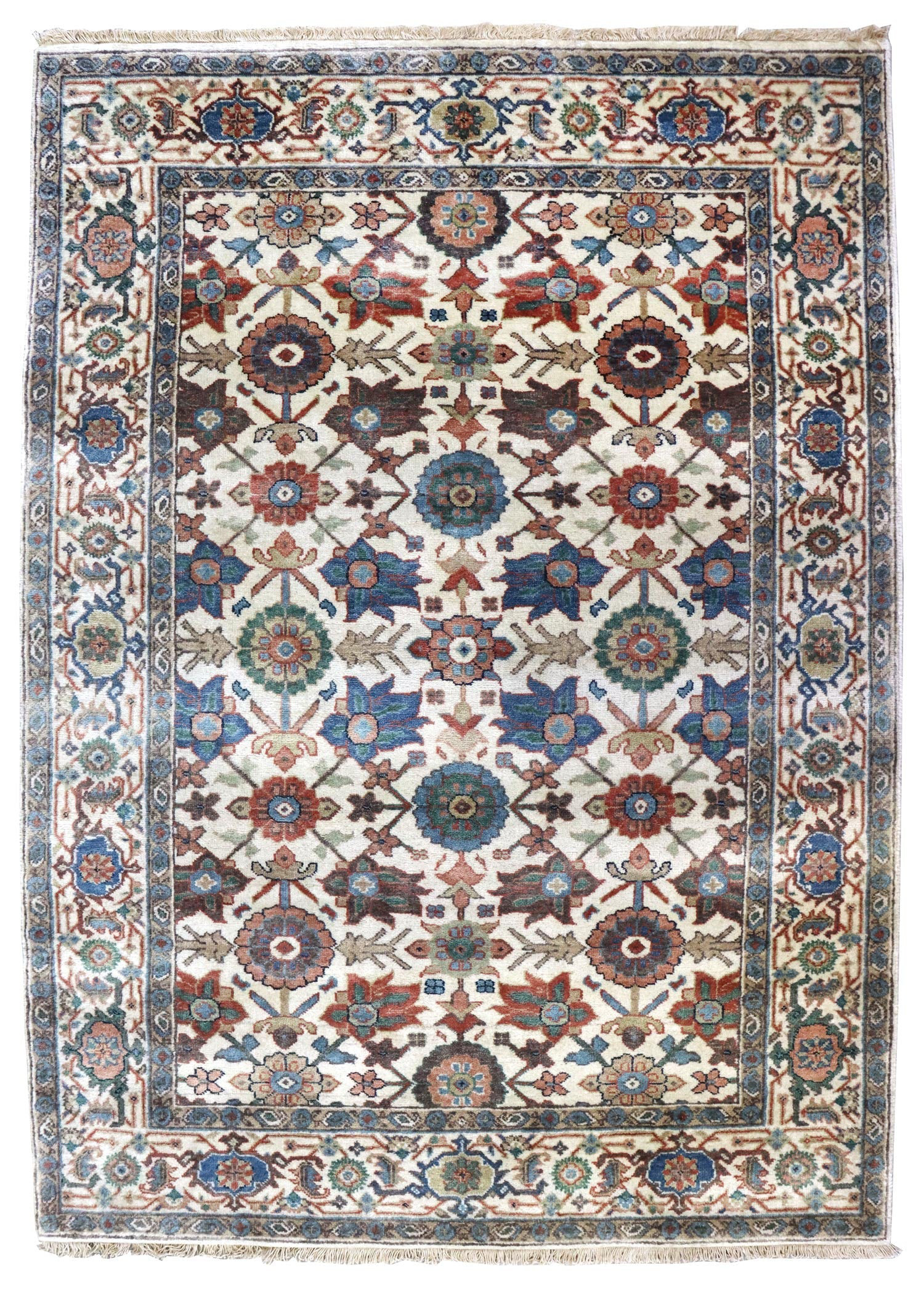 Landry & Arcari Rugs and Carpeting Mina Khani Wool Floral Rug | Wayfair