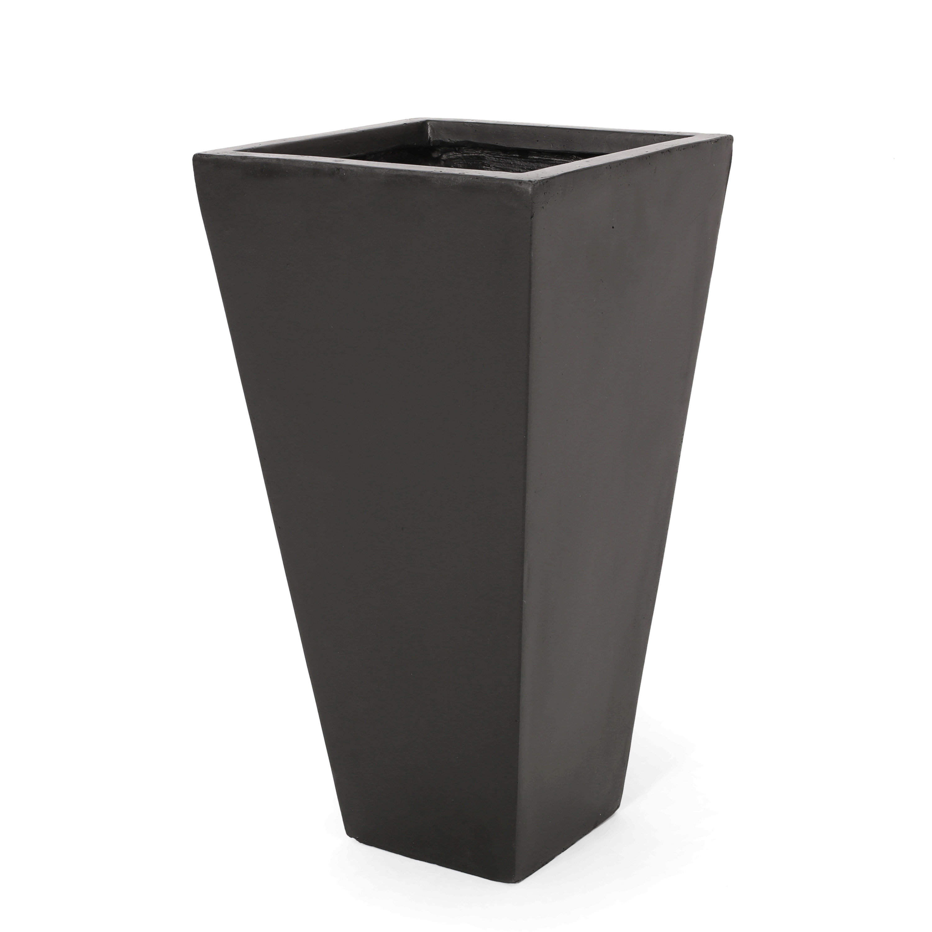 Latitude Run® 13" Outdoor Modern Mgo Small Cast Stone Planter | Wayfair