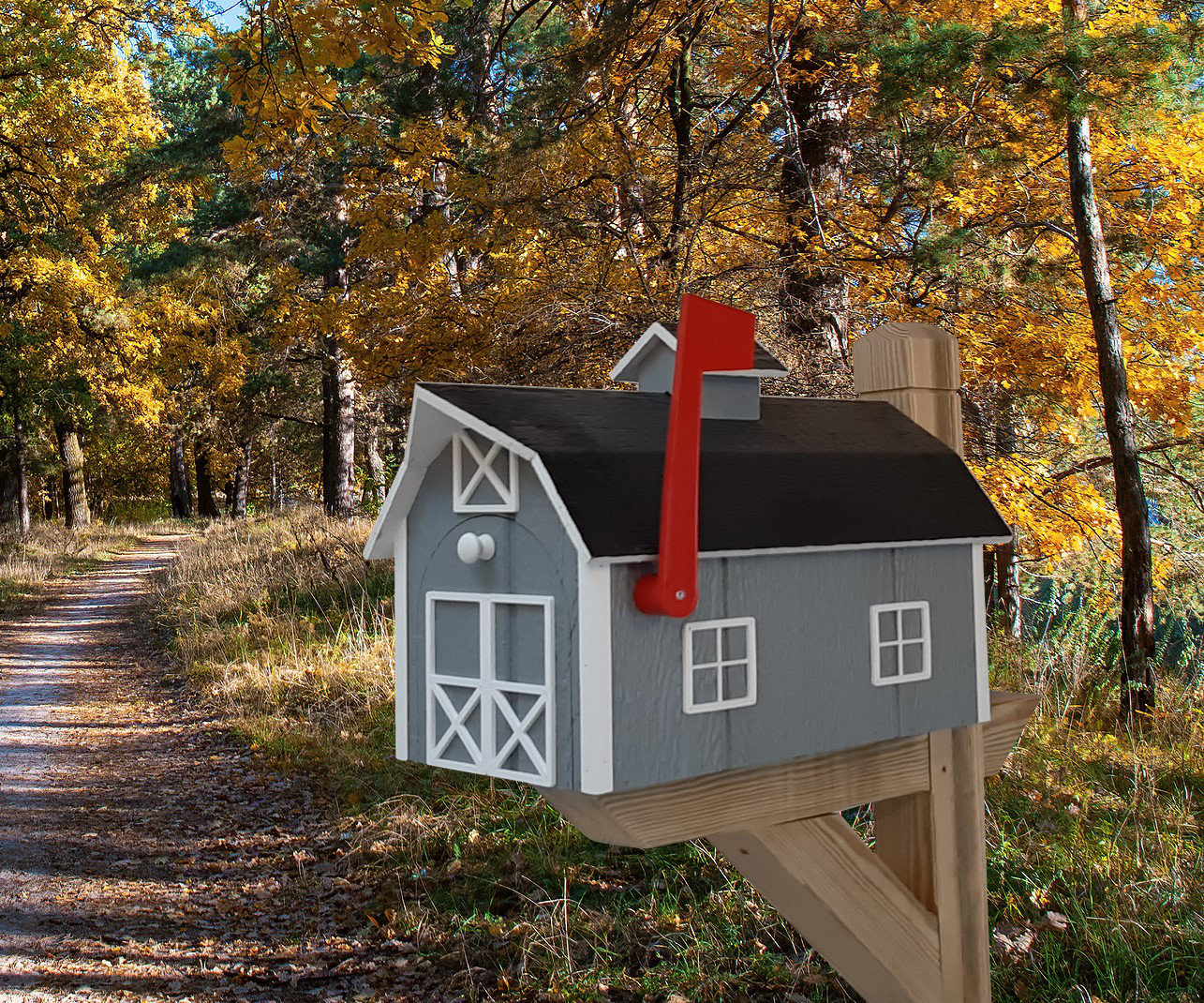 Amish Mailbox, Handmade, Dutch Barn Style Mailbox & Reviews | Wayfair