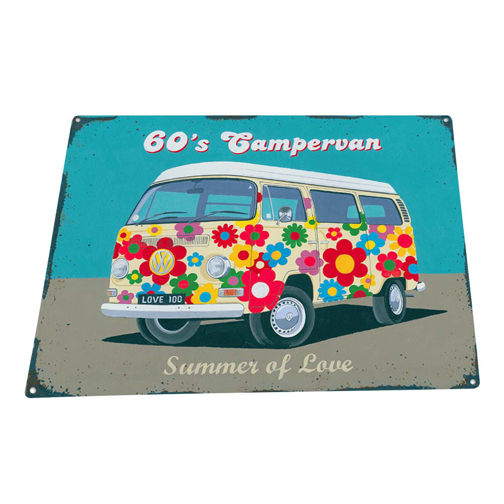 Trinx Retro 60s Campervan Metal Sign - Wayfair Canada