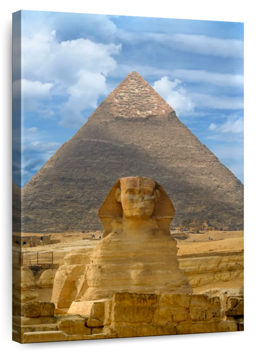 Ebern Designs Aime Sphinx And Pyramid In Giza | Wayfair