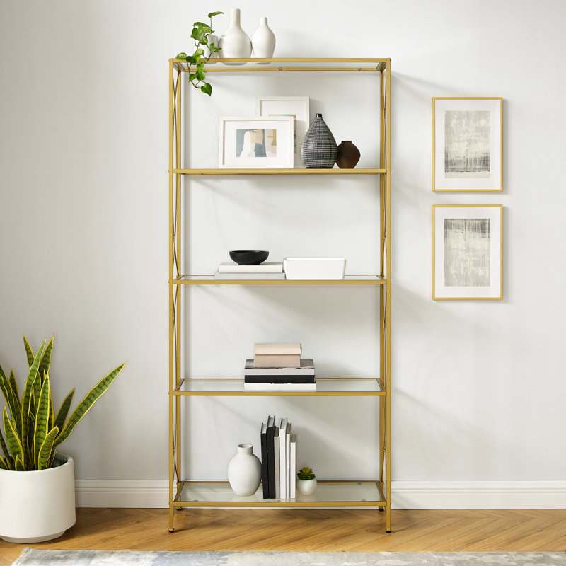 Everly Quinn Jermain Etagere Bookcase | Wayfair
