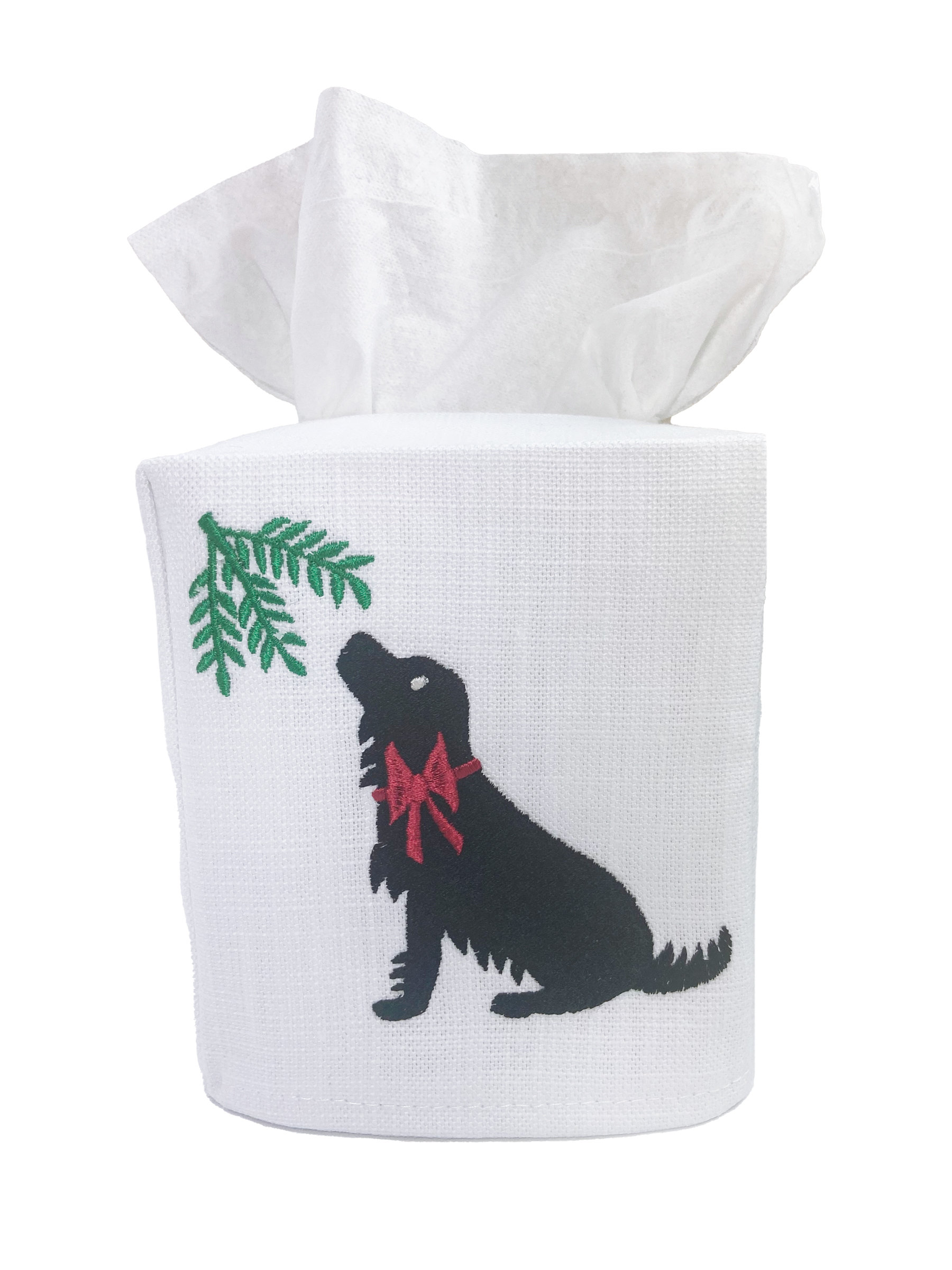 Jacaranda Living Black Holiday Lab Tissue Box Cover | Wayfair