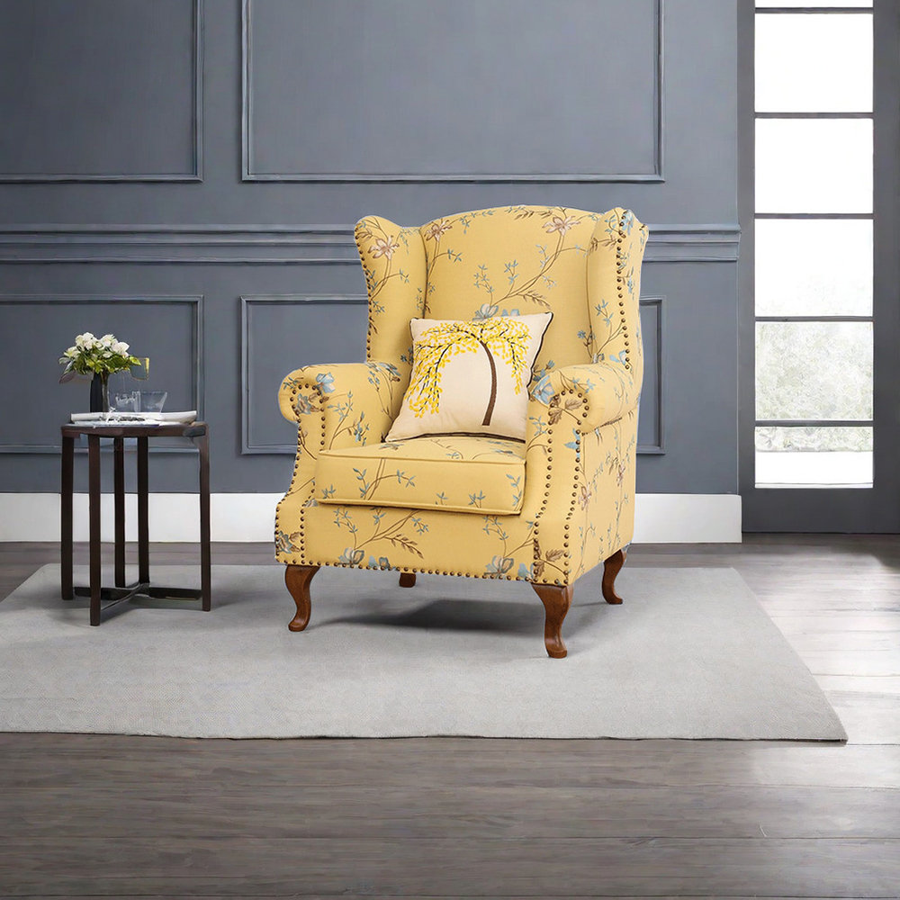 Canora Grey Tooru 33.46'' Wide Wingback Chair | Wayfair