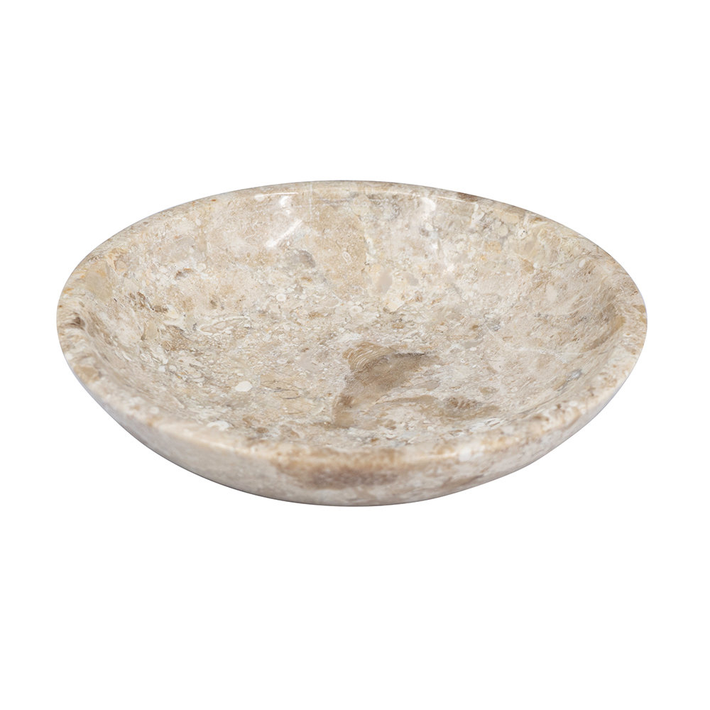 Joss & Main Nisbet Round Marble Decorative Bowl - 6" x 6" x 1.5 ...