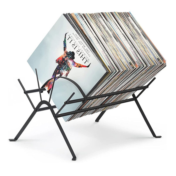 Ebern Designs Metal Free Standing Magazine Rack | Wayfair