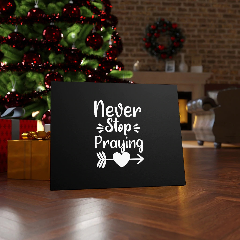 Trinx Never Stop Praying Christian Wall Art Bible Verse Print Ready to ...