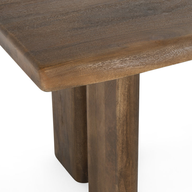 Joss & Main Quince 80" Solid Wood Dining Table & Reviews | Joss & Main
