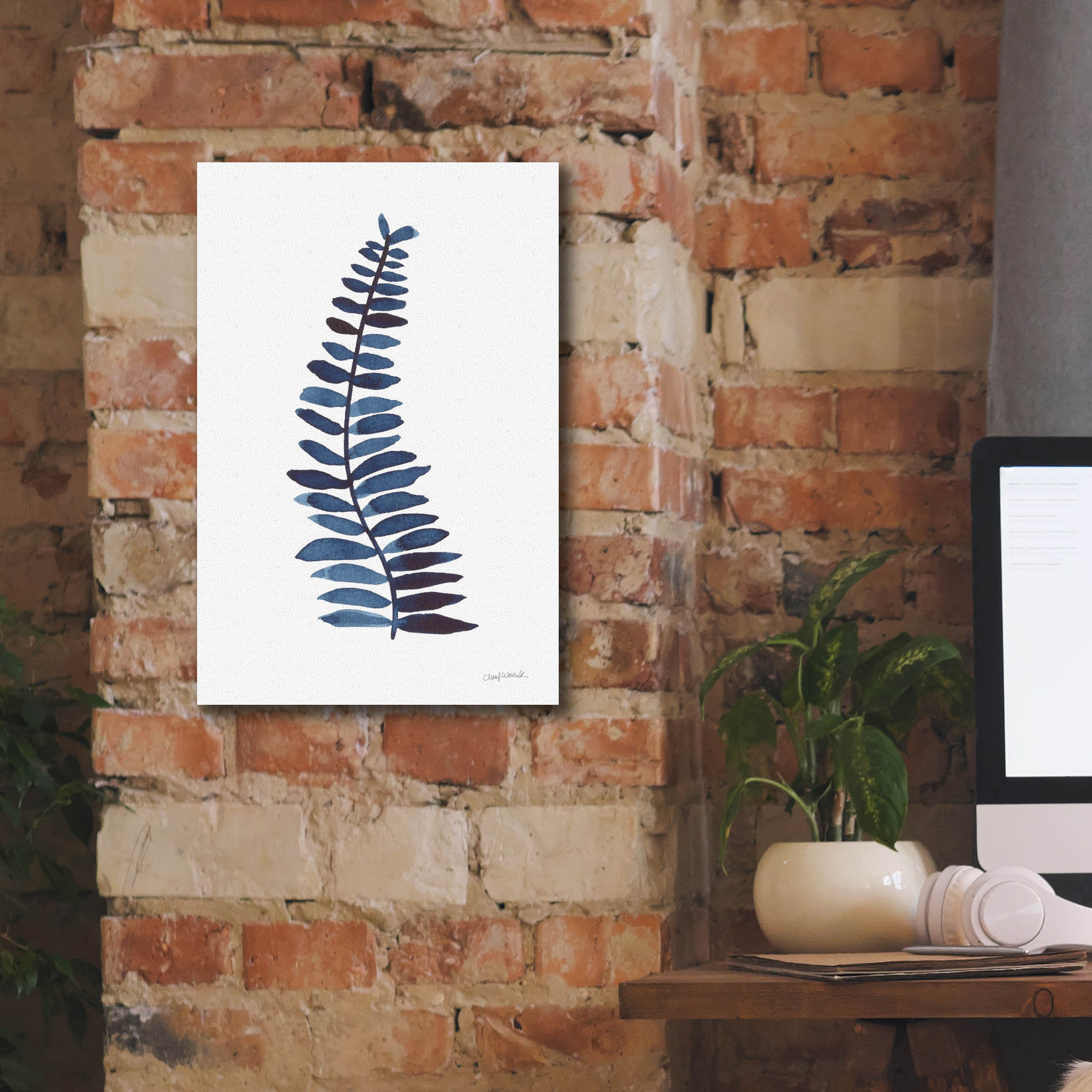 Epic Graffiti 'Forest Fern Trio 1' by Cheryl Warrick Wall Art | Wayfair