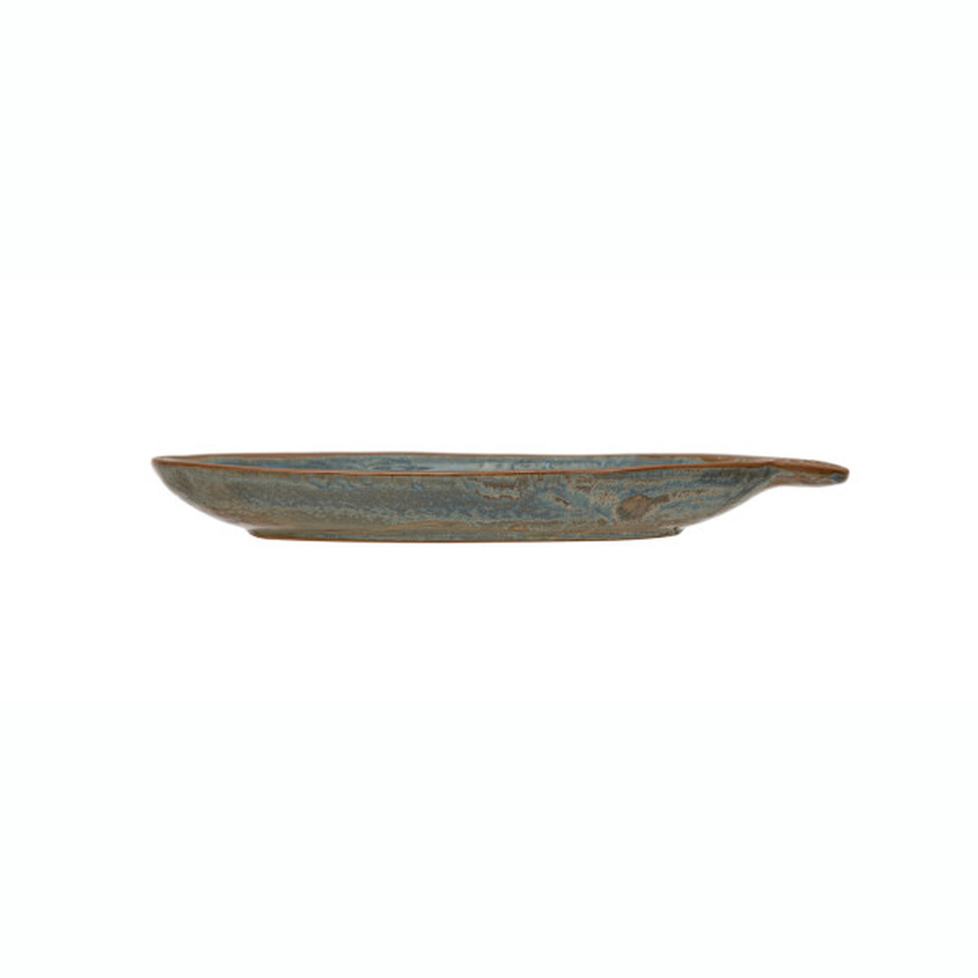 Union Rustic Stoneware Plate With Handle And Rim | Wayfair