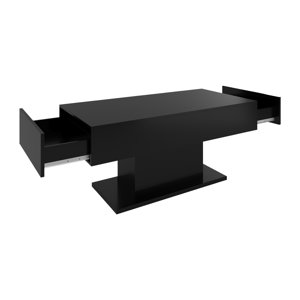 Ebern Designs Modern Design Square Coffee Table With 2 Storage Drawers ...