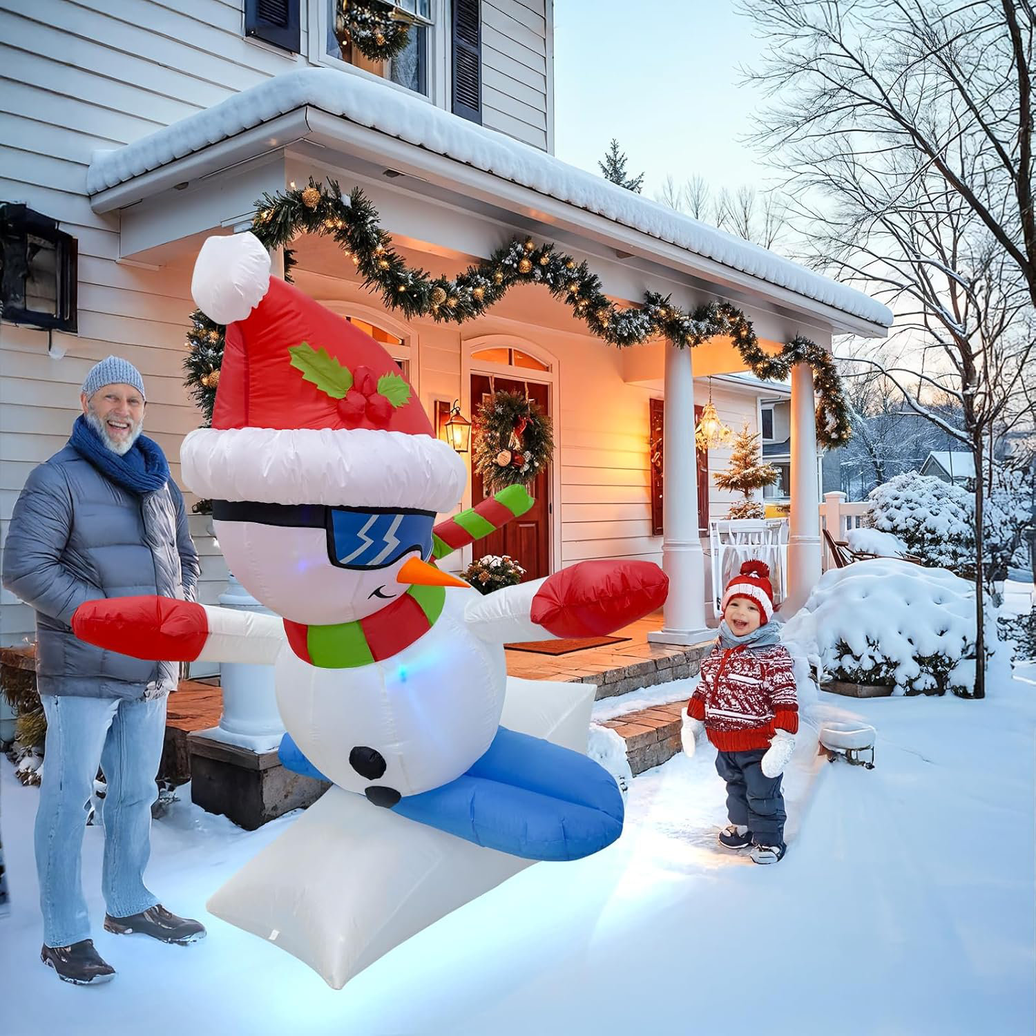 The Holiday Aisle® 6FT Christmas Inflatables Outdoor Decorations ...