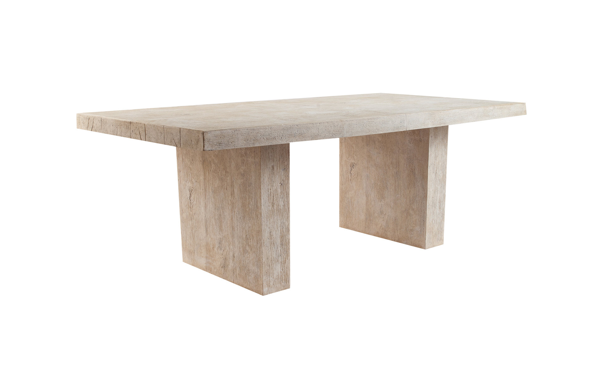 Phillips Collection Old Lumber Dining Table, Roman Stone | Wayfair