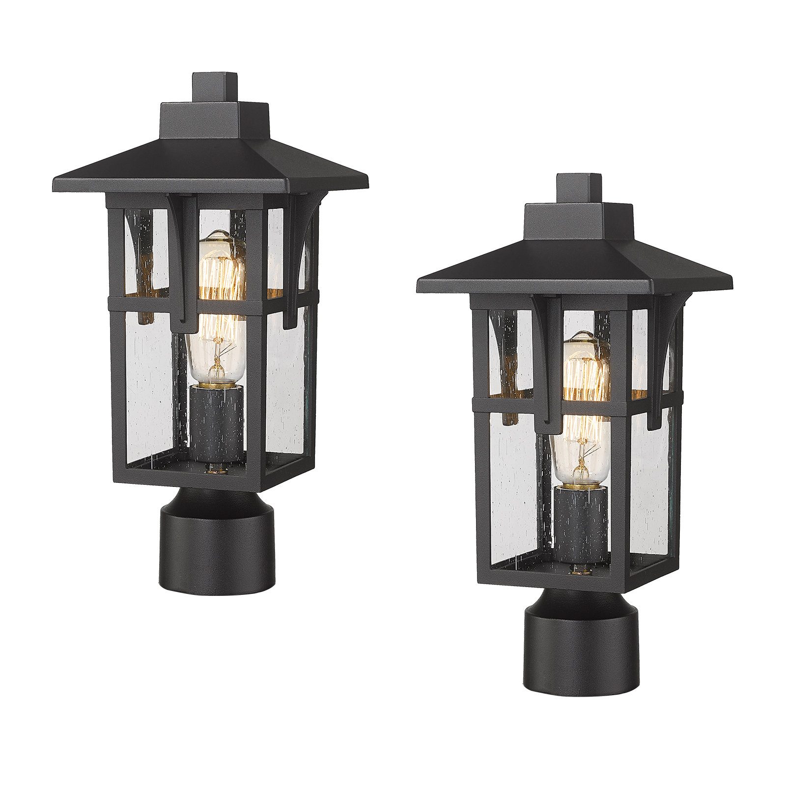 Winston Porter 1-Light 14'''' H Hardwired Pier Mount Light (Set Of 2 ...