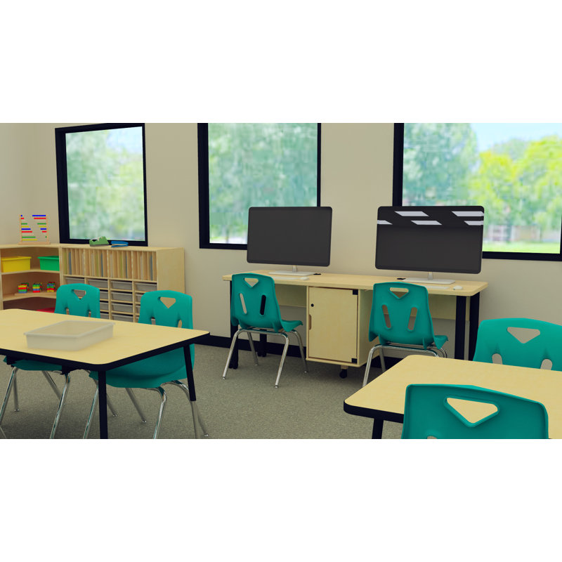 Jonti-Craft® Manufactured Wood 29" Student Computer Desk | Wayfair