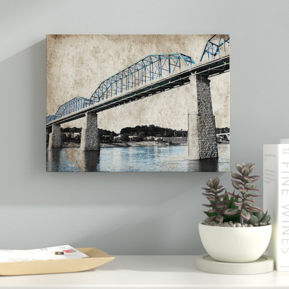 Ebern Designs « under the bridge », impression sur toile tendue ...