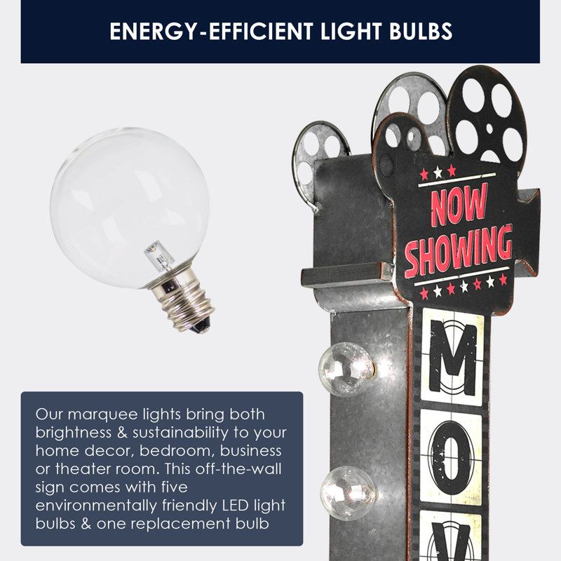 17 Stories Sevasta 25'' Movie Themed Sign & Reviews | Wayfair