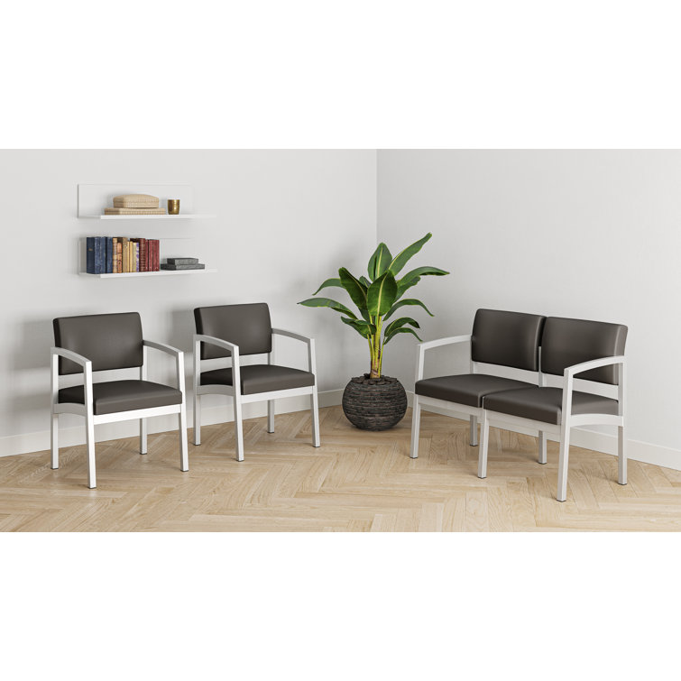 Lesro Lenox Steel Reception Set with 2-Seat Sofa & Reviews | Wayfair