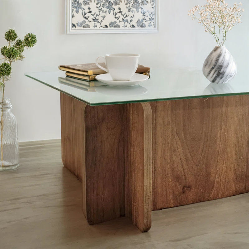 Latitude Run® Luton Frame Coffee Table with Storage | Wayfair