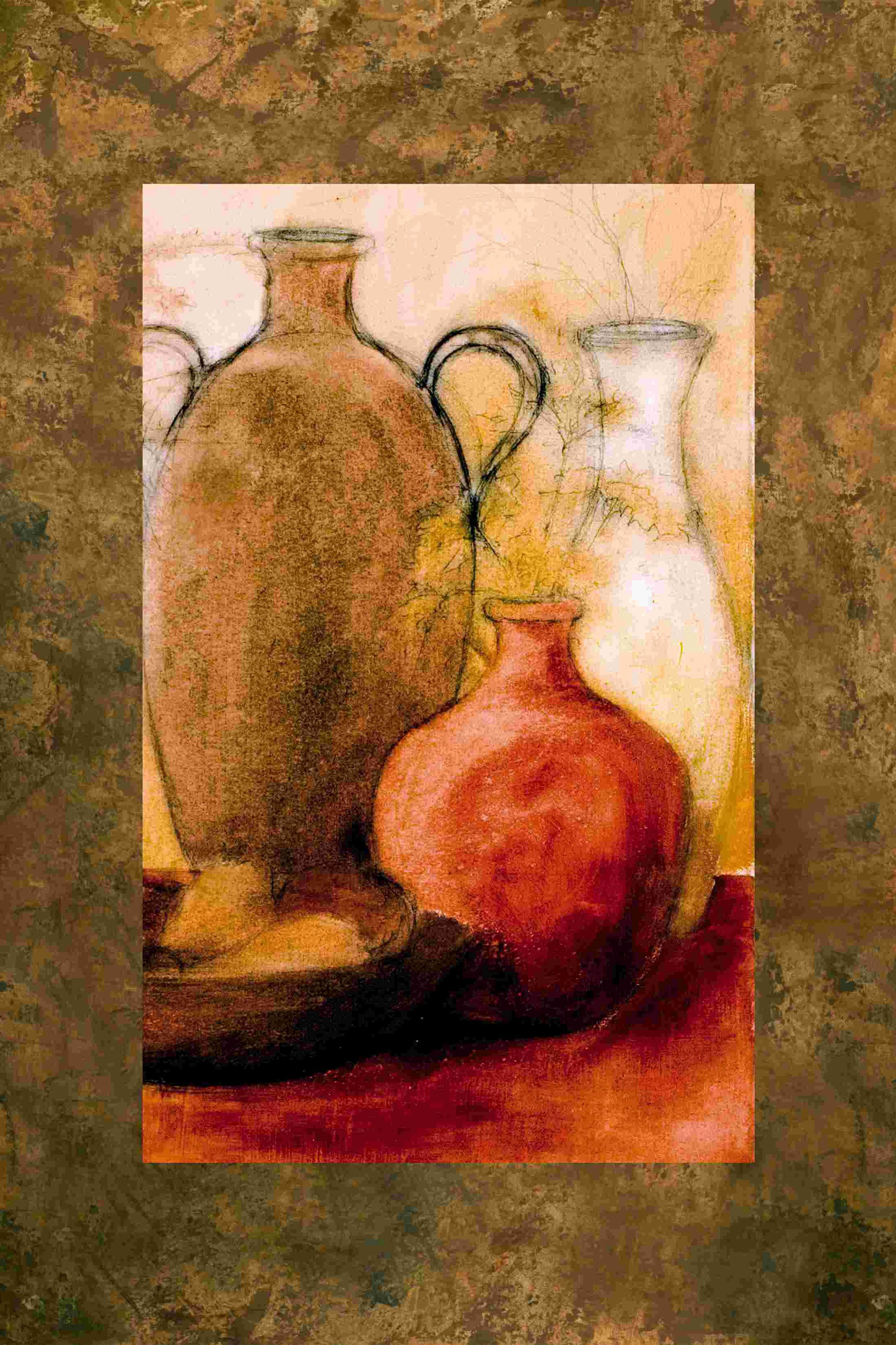 Winston Porter Sketched Pots 1 | Wayfair