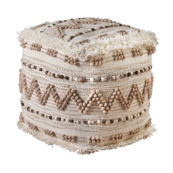 Union Rustic Bouley Upholstered Pouf | Wayfair