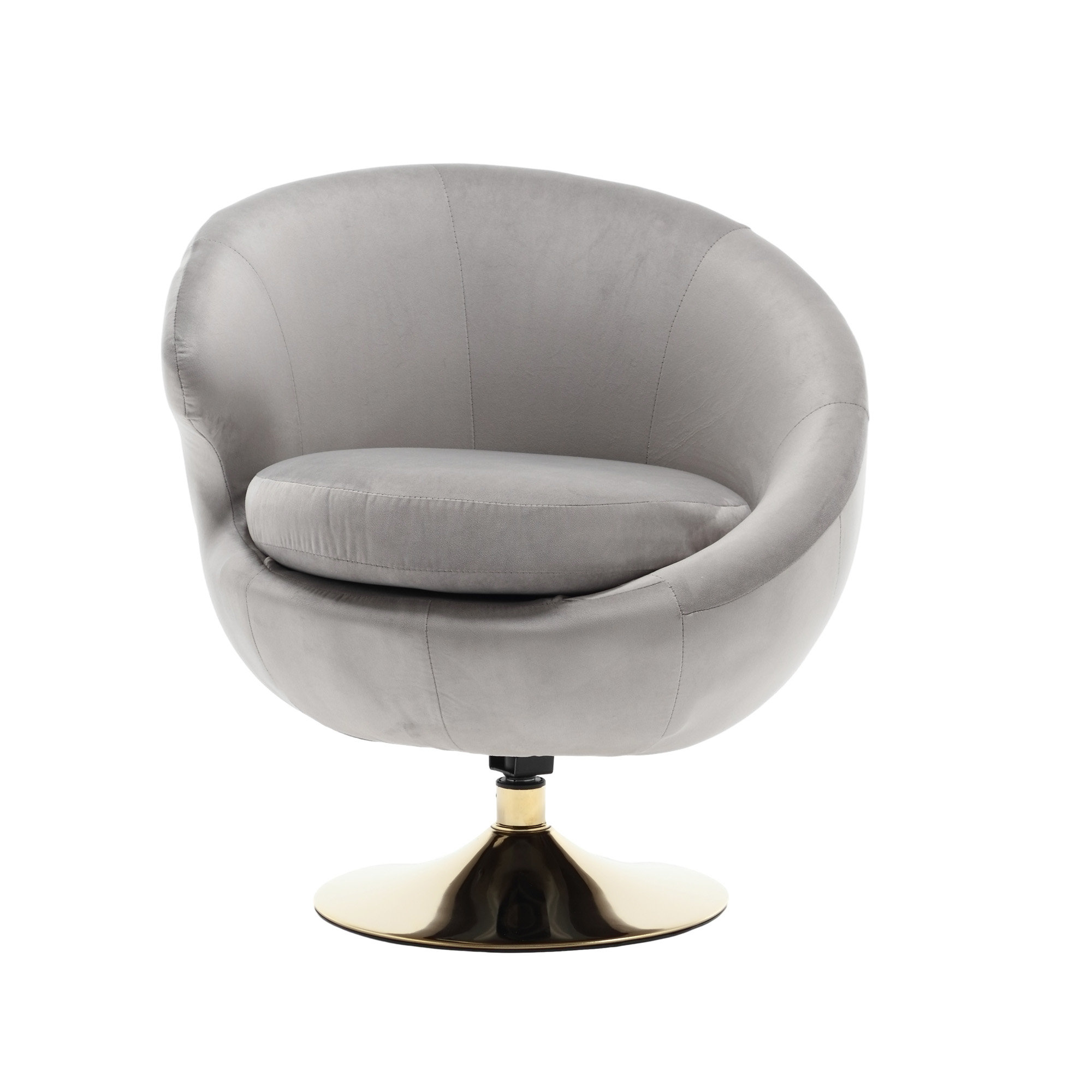 Everly Quinn 360 Degree Swivel Cuddle Barrel Accent Chairs,Reading ...