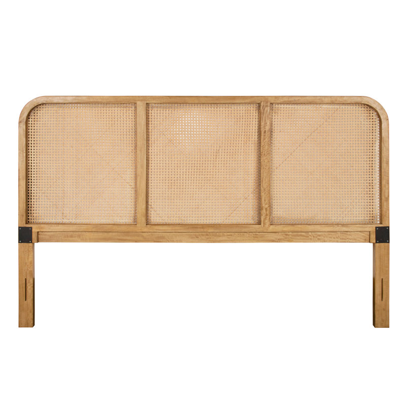 Birch Lane™ Boone Solid Wood and Cane Headboard & Reviews | Wayfair