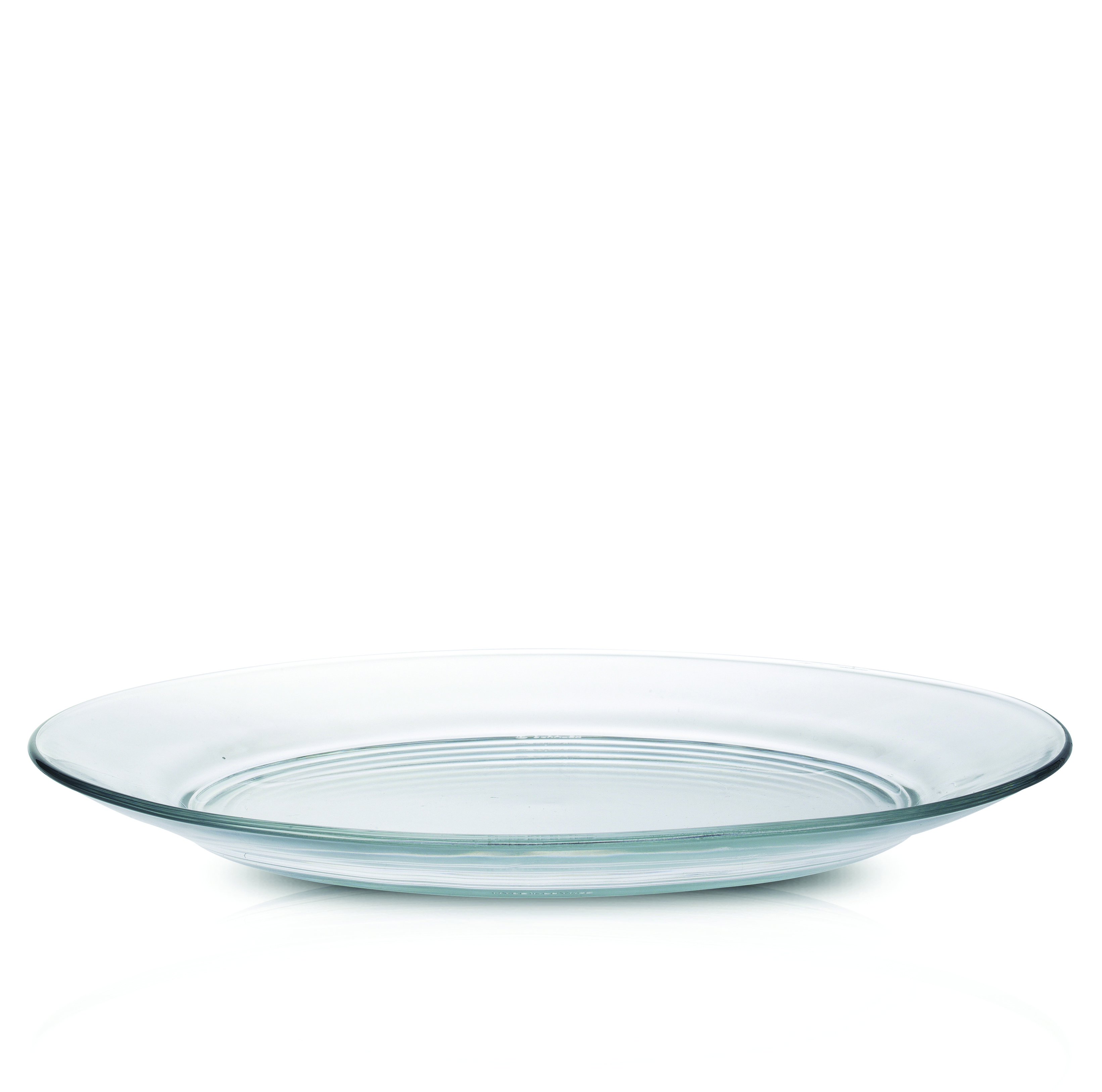 Duralex Lys Commercial Dishwasher Safe 11'' Tempered Glass Dinner Plate ...