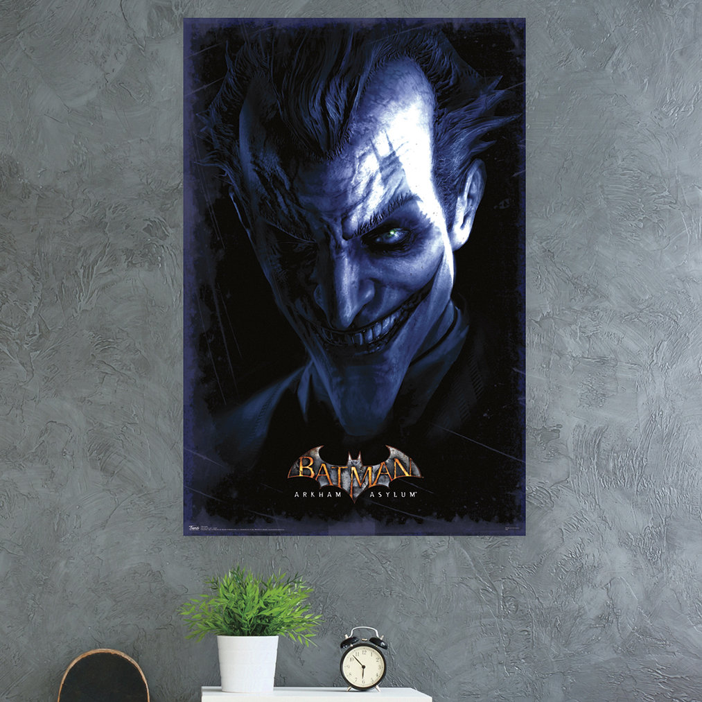 The Joker Arkham Asylum Poster