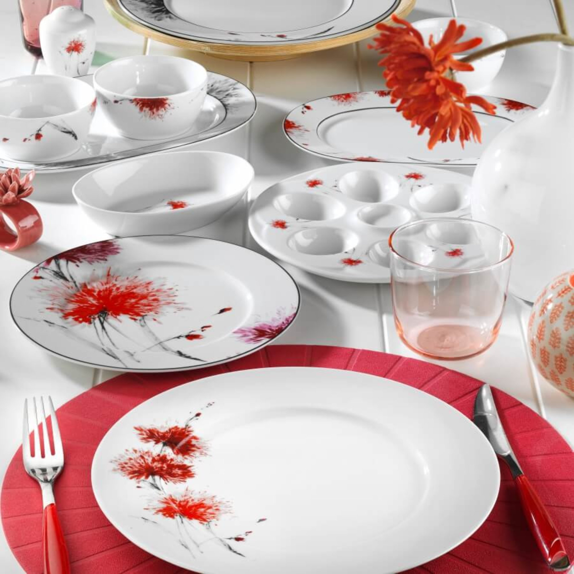 East Urban Home 35 Piece Dinnerware Set, Service for 6 | Wayfair