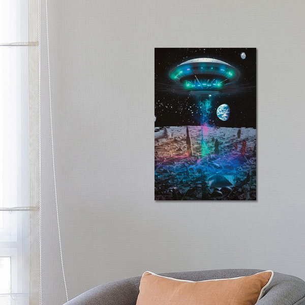 Latitude Run Moon Destruction by Marischa Becker - Wrapped Canvas ...