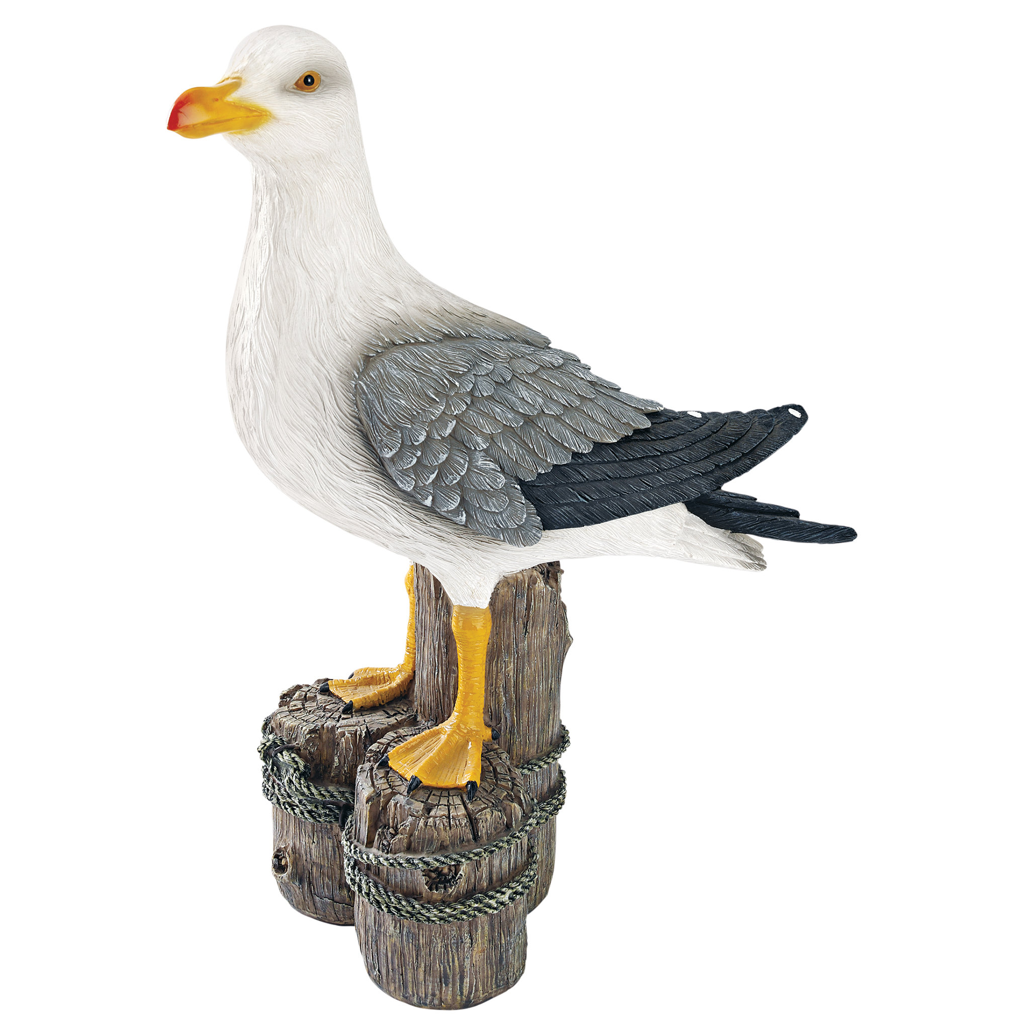 Design Toscano Dockside Seagull Figurine & Reviews | Wayfair