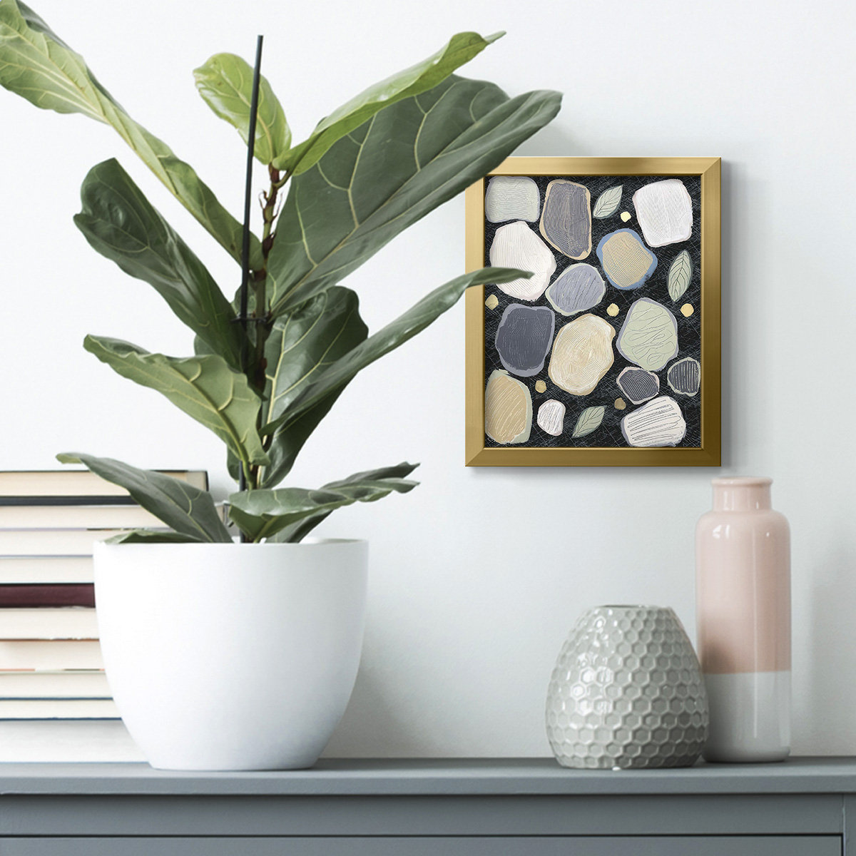 Wrought Studio™ Ice Scribe II Framed Print | Wayfair