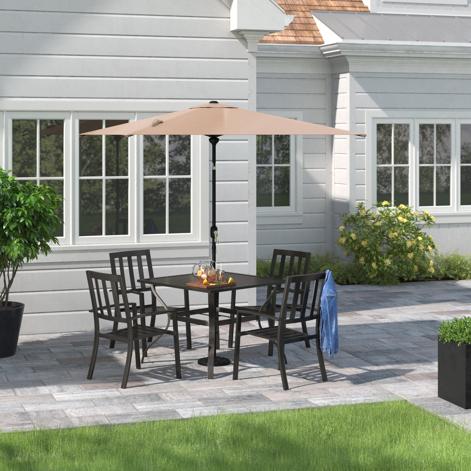 Sol 72 Outdoor™ Boligee 78" Square Market Umbrella & Reviews | Wayfair