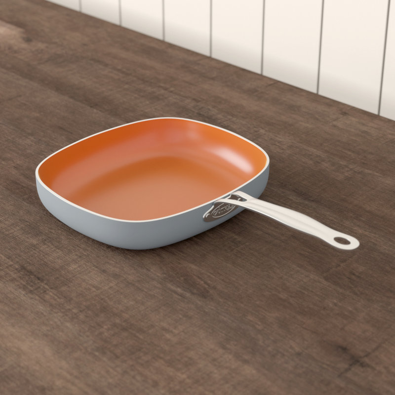 Gotham Steel Deep Square Fry Pan with Stay Cool Handle, Oven ...