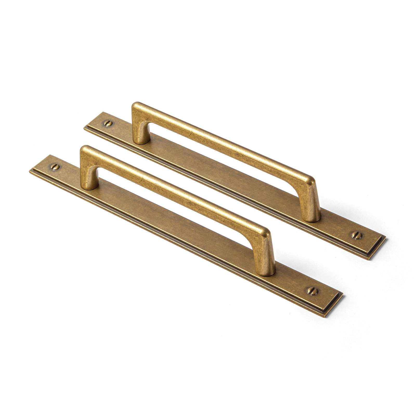 GOO-KI Slim Elongated Backplate Point-To-Point Drawer Pull - Sleek ...