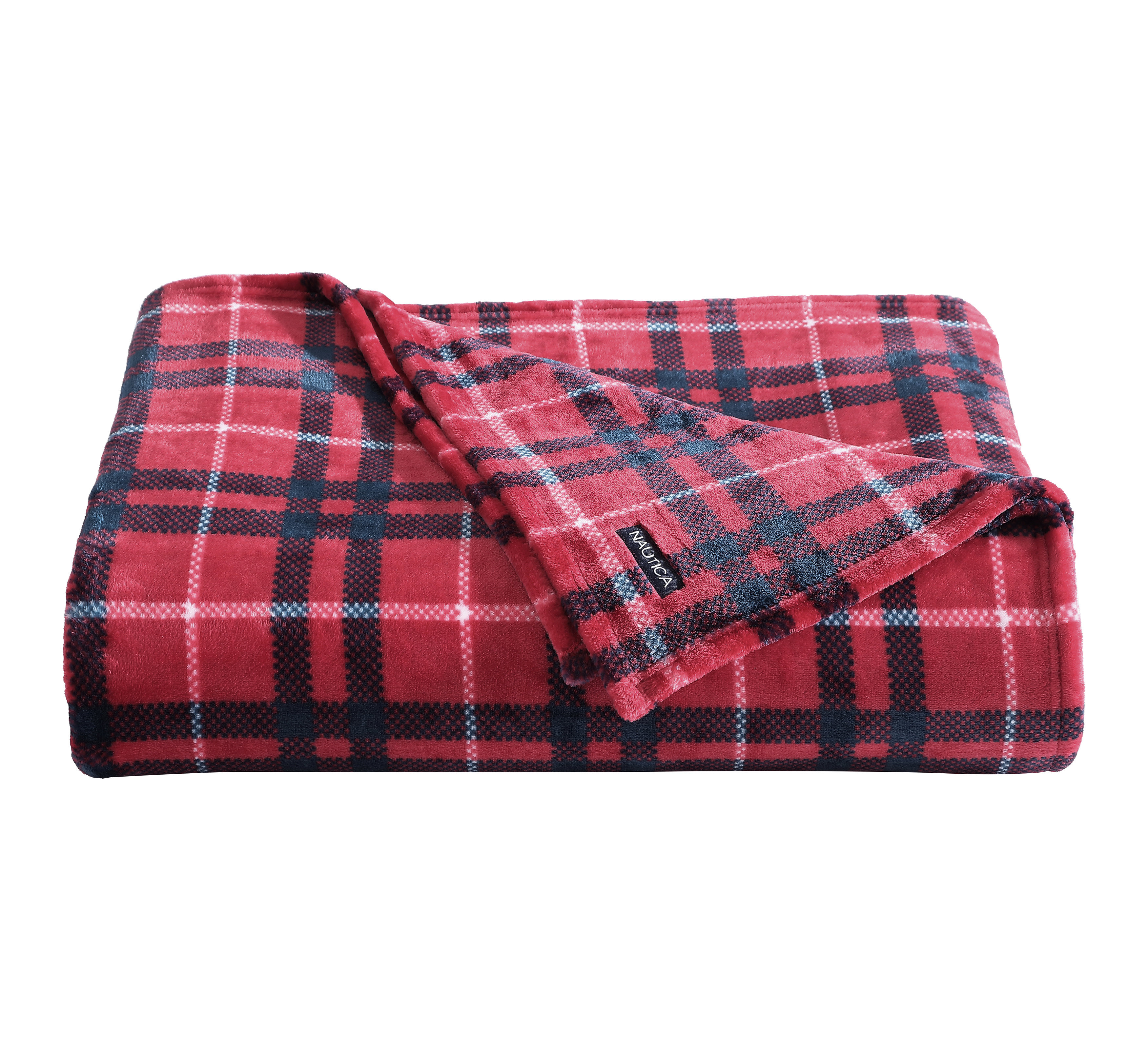 Nautica Printed Ultra Soft Plush Printed Fleece Blanket & Reviews | Wayfair