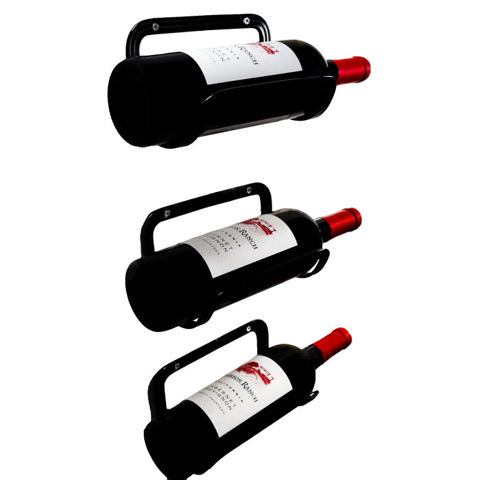 Latitude Run® Harison 3 Bottle Wall Mounted Wine Bottle Rack & Reviews ...