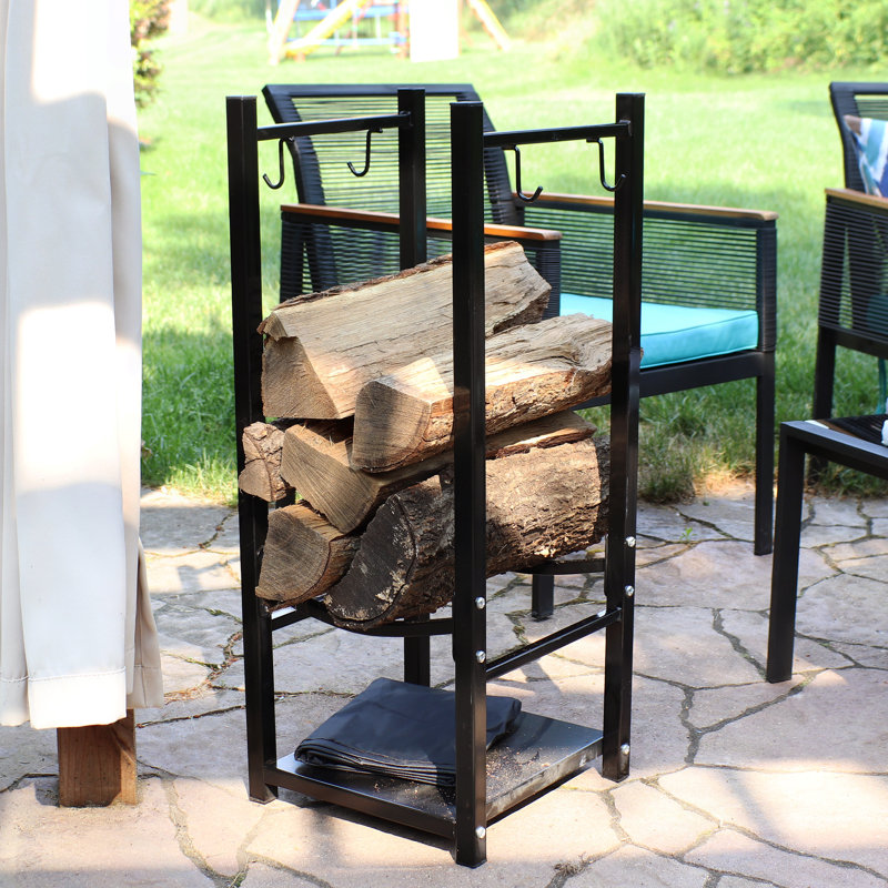 WFX Utility™ Bedworth Fireside Log Rack with Tool Holder & Reviews ...