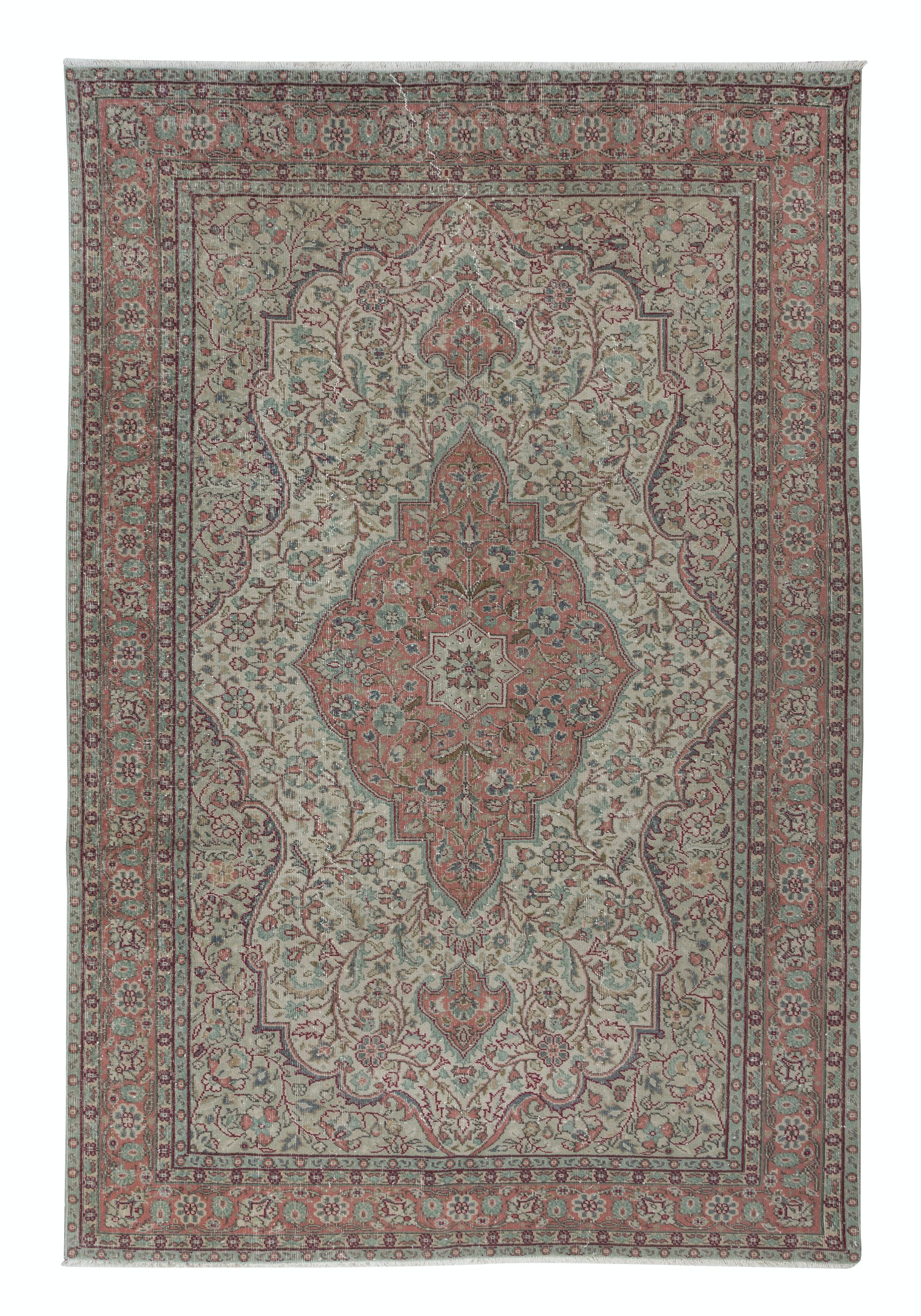 RugSpecialist Unique Vintage Village Rug, Ca 1960, Handmade Turkish ...