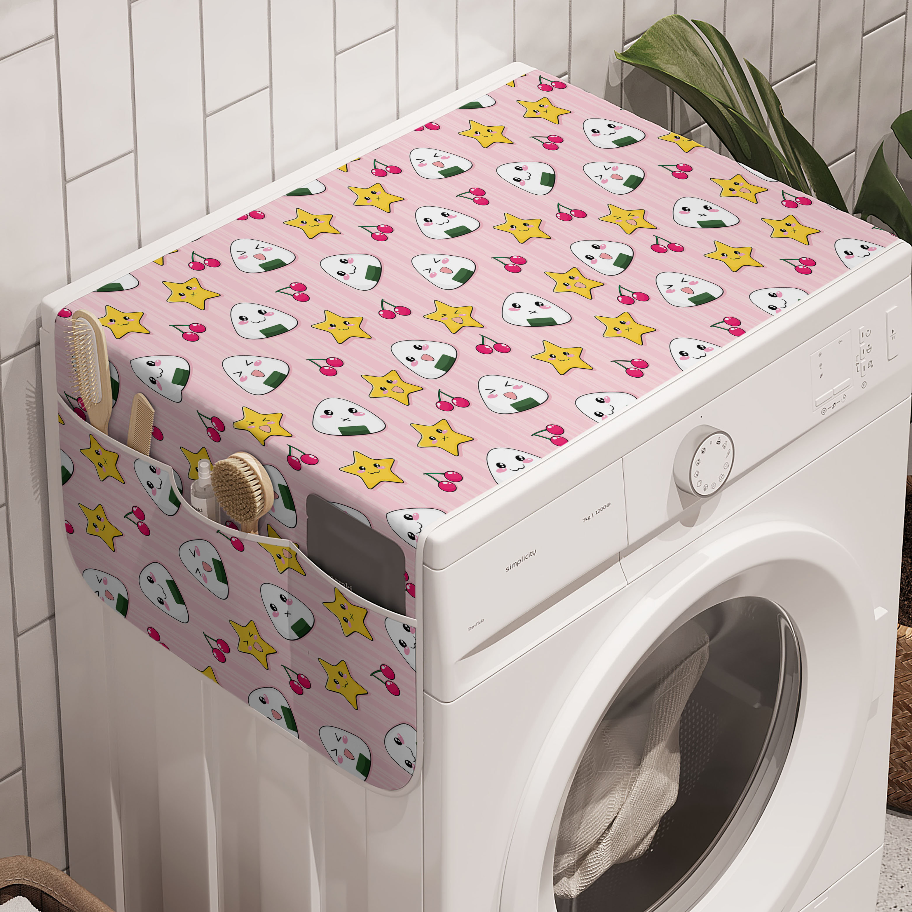 East Urban Home Anime Washing Machine Organizer Pack of 2 47" x 18.5 ...