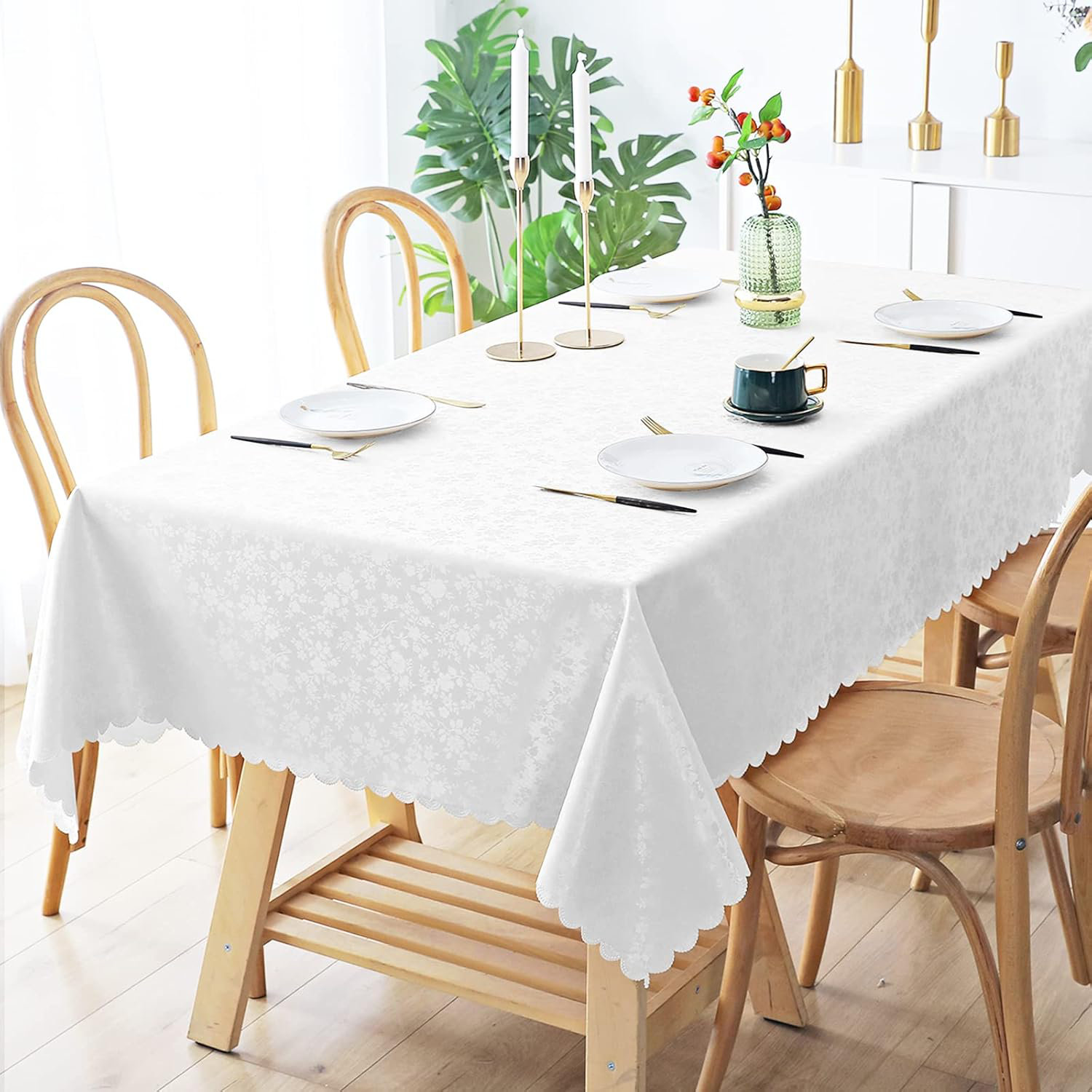 Lark Manor™ Rectangle Table Cloth, Waterproof Heavy Duty Vinyl ...