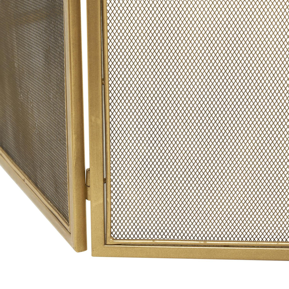 House of Hampton® Ornate Antique Arched 3 Panel Fireplace Screen With ...