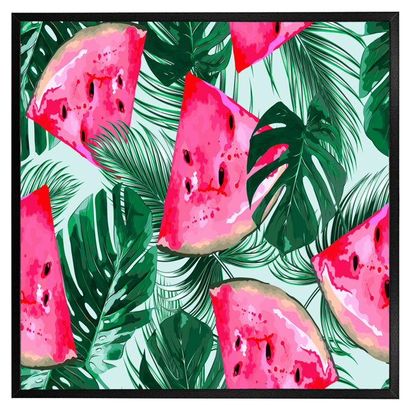 Bay Isle Home Aarran Watermelon - Single Picture Frame Print | Wayfair ...
