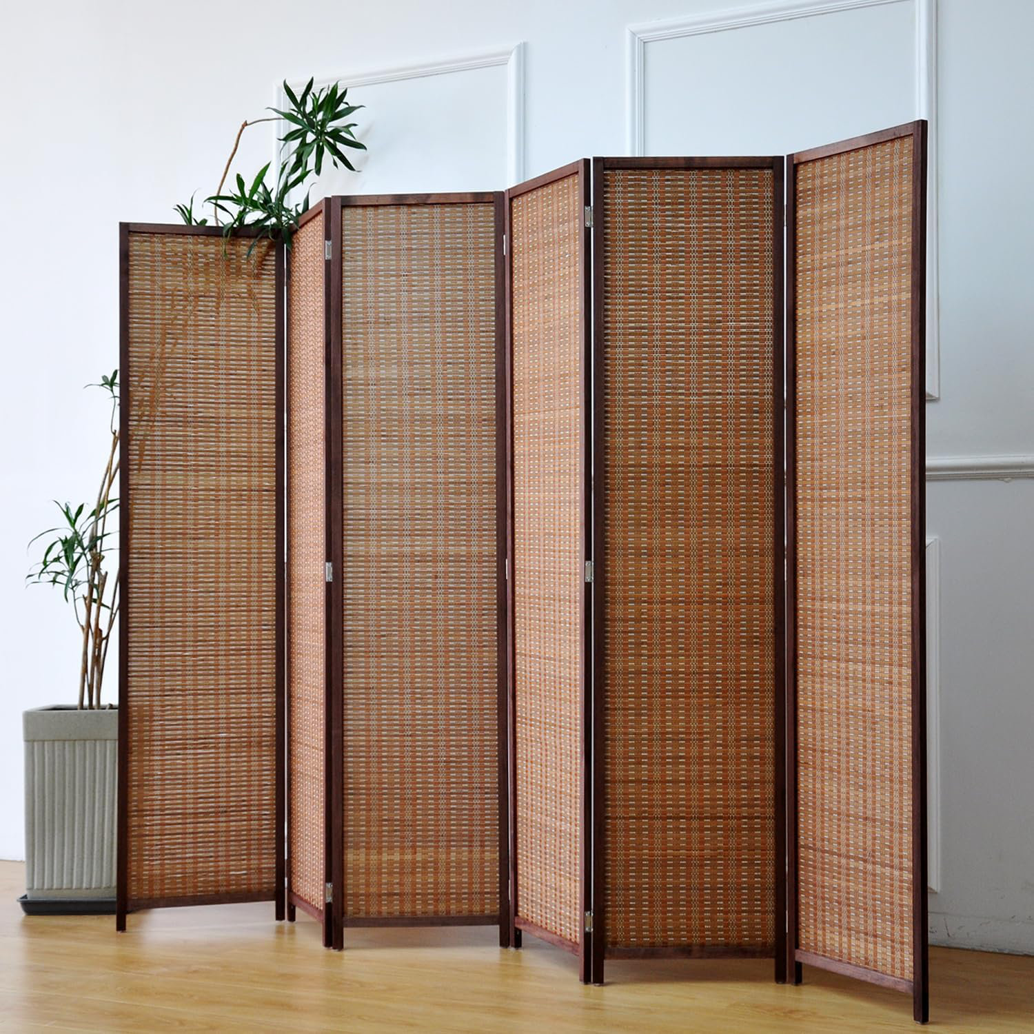 Bayou Breeze 6 Panel Room Divider and Folding Screen Room Divider ...