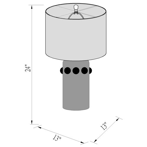 Joss & Main Kem Ceramic Table Lamp & Reviews | Wayfair