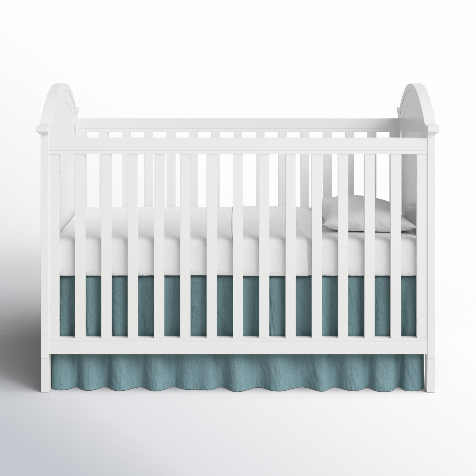 Birch Lane™ Arnault Graber Solid Wood Crib with Detailed Panel | Wayfair