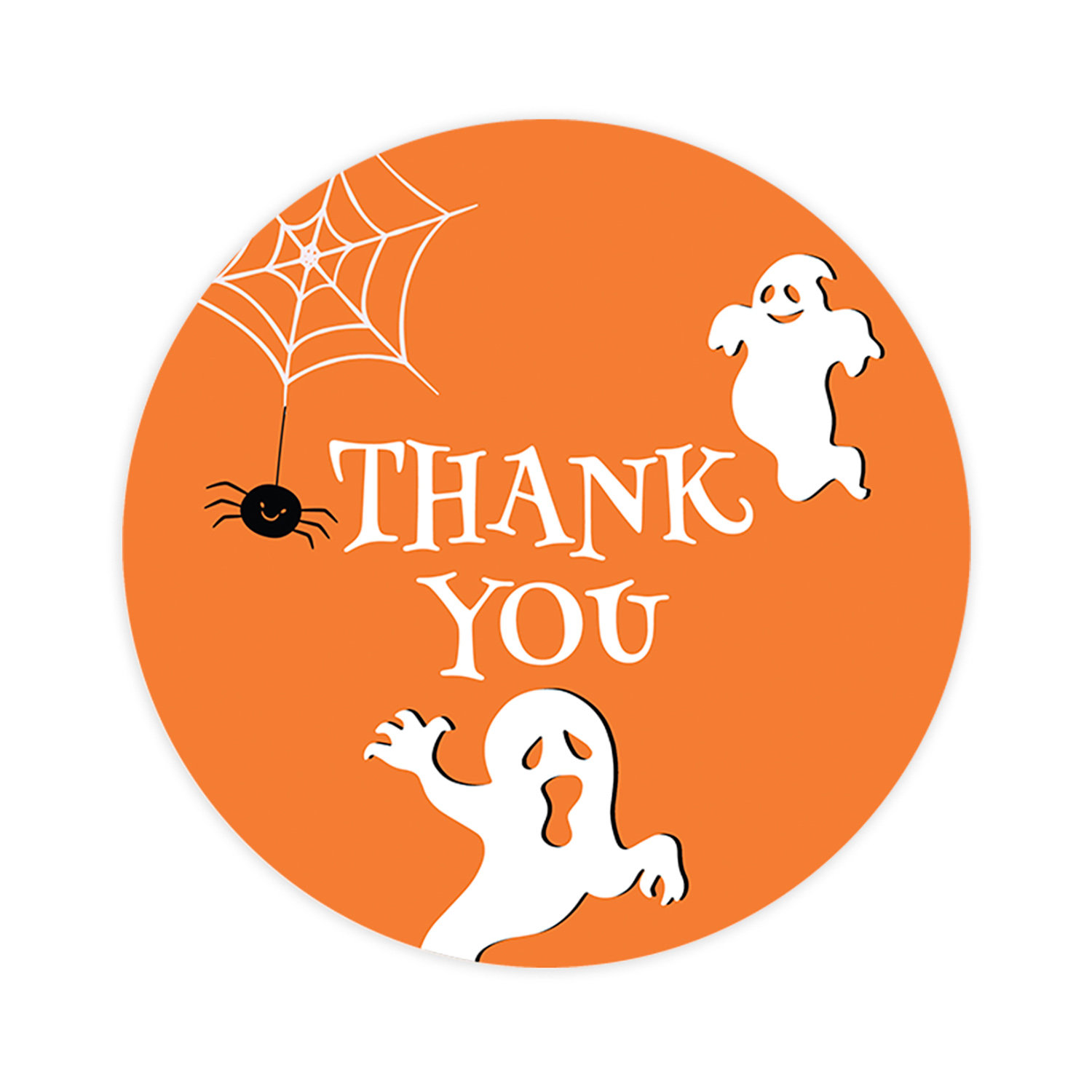 The Holiday Aisle® Thank You Scary Ghosts Happy Halloween Stickers ...